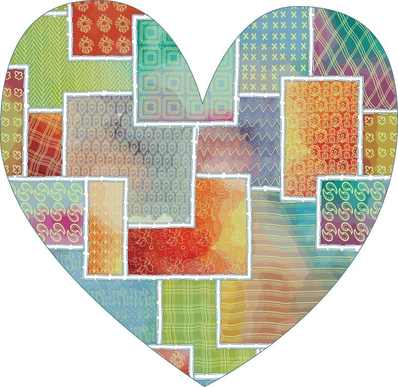 Heart Shaped Scroll Pattern Stock Vector - Illustration of crafts ...