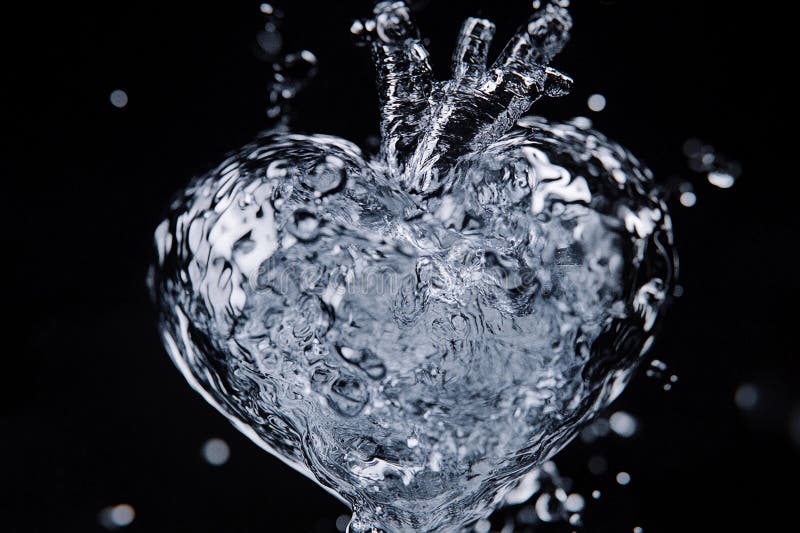 Heart-shaped Splash of Water Creates Beautiful and Dynamic Visual ...