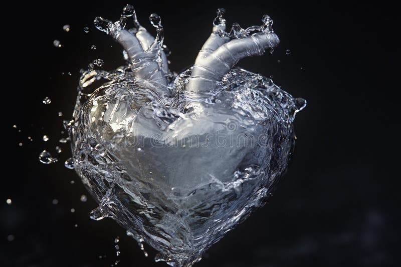 Heart-shaped Splash of Water Creates Beautiful and Dynamic Visual ...