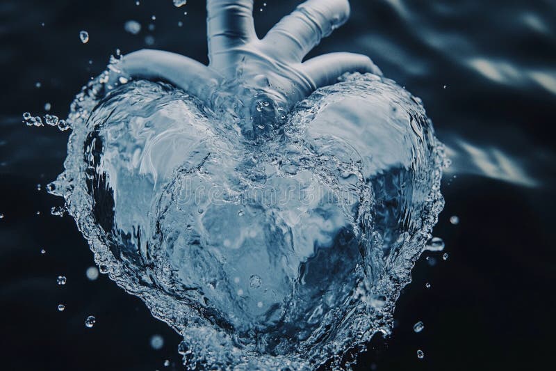 Heart-shaped Splash of Water Creates Beautiful and Dynamic Visual ...