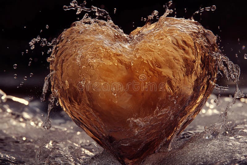 Heart-shaped Splash of Water Creates Beautiful and Dynamic Visual ...