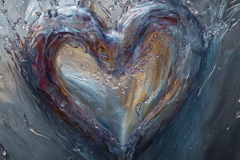 Heart-shaped Splash of Water Creates Beautiful and Dynamic Visual ...