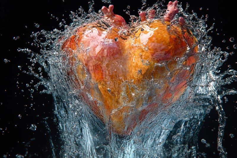 Heart-shaped Splash of Water Creates Beautiful and Dynamic Visual ...