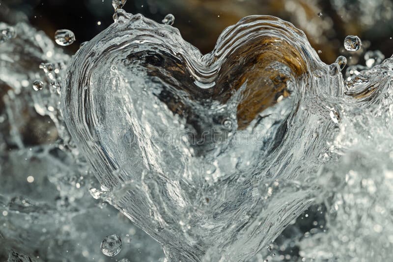 Heart-shaped Splash of Water Creates Beautiful and Dynamic Visual ...