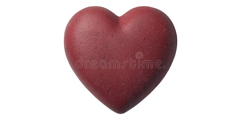 Heart Shaped Stone Sculpture Isolated on Transparent Background Stock ...