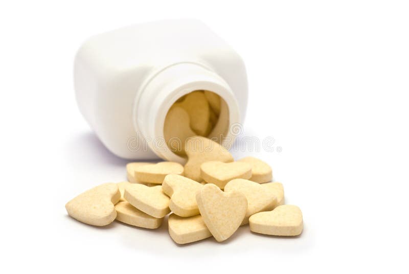 Heart-shaped Tablets stock image. Image of holiday, shape - 37754247