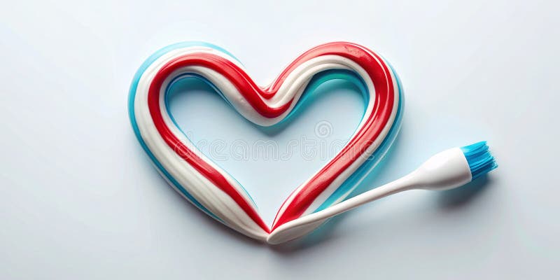 The Heart Shaped Toothpaste Art AI-Generated Content Stock Illustration ... The Heart Shaped Toothpaste Art AI-Generated Content Stock Illustration ...