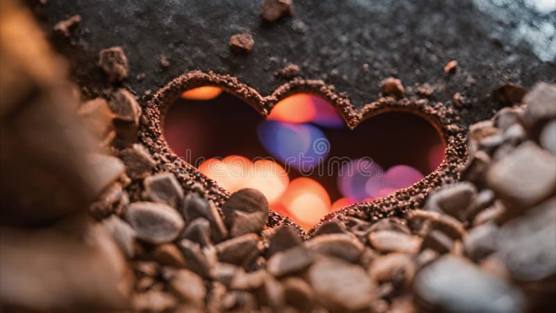 Heart-Shaped Window stock video. Video of closeup, sweet - 347338969