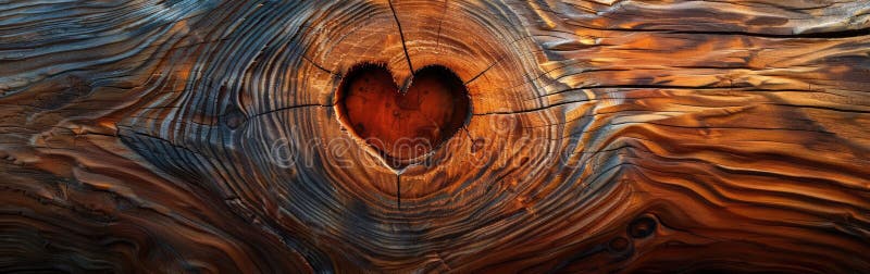 Heart-Shaped Wooden Decor on White Background with Rustic Charm Stock ...