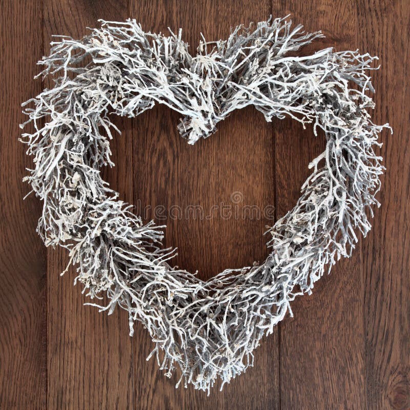Heart Shaped Wreath stock image. Image of wreath, abstract - 42804719