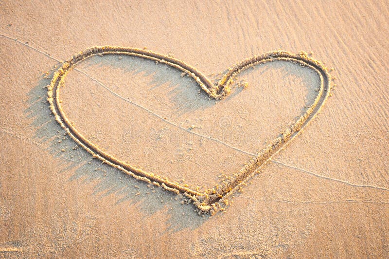 Heart Sharp Drawing Hand Sand Stock Photos - Free & Royalty-Free Stock ...