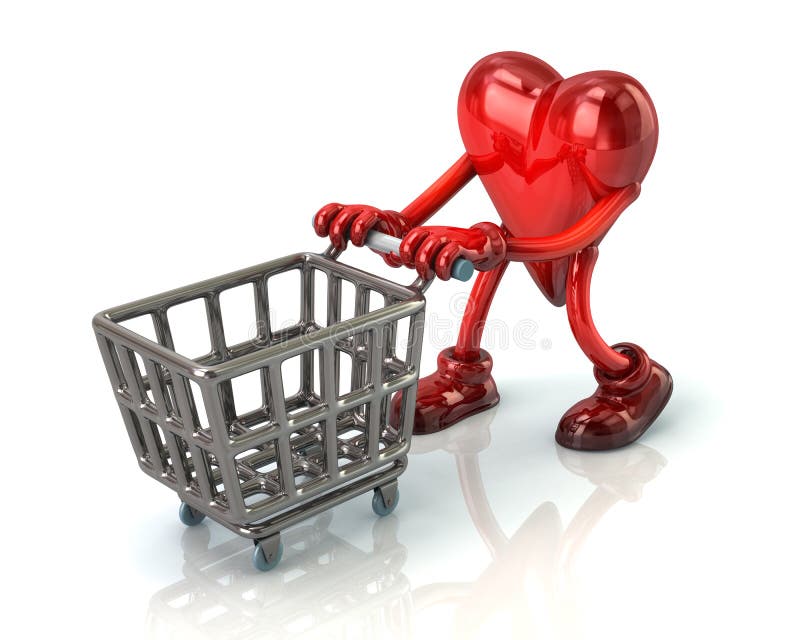 Shopping cart stock illustration. Illustration of carriage - 13109502