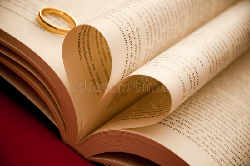 Heart Showing Love with a Engagement Ring Stock Photo - Image of ...