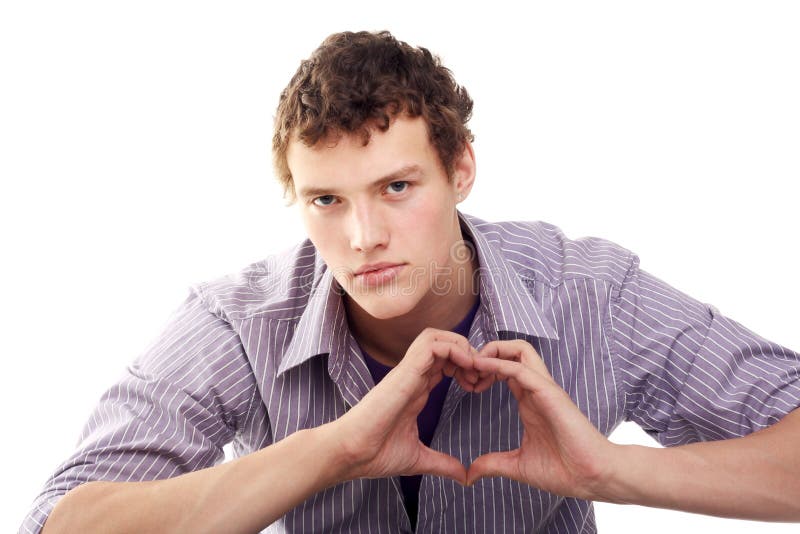 The heart sign stock photo. Image of detail, model, adult - 17958488