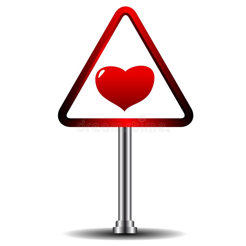 Heart Road Sign Stock Illustrations – 4,324 Heart Road Sign Stock ...