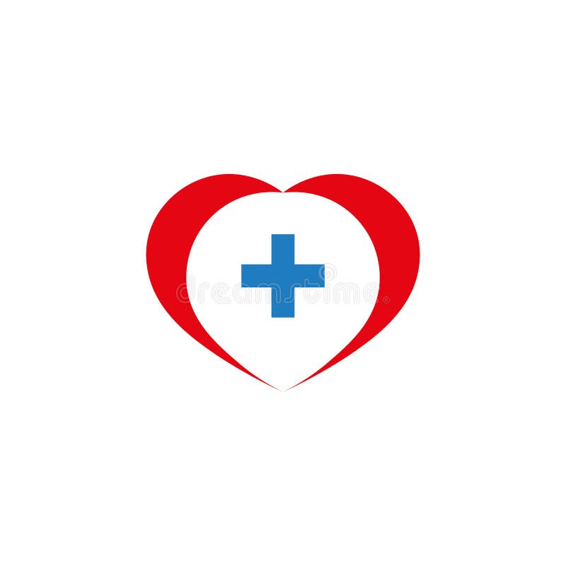 Heart Sign Icon with Help Sign Inside. Vector Illustration Eps 10 Stock ...