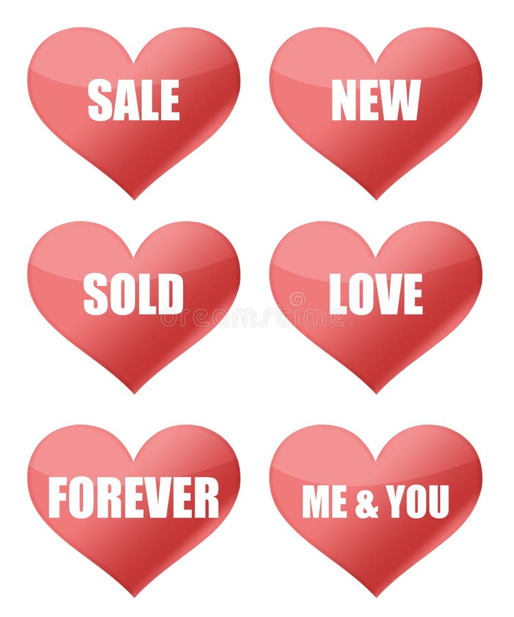 Heart signs stock illustration. Illustration of love - 28876815