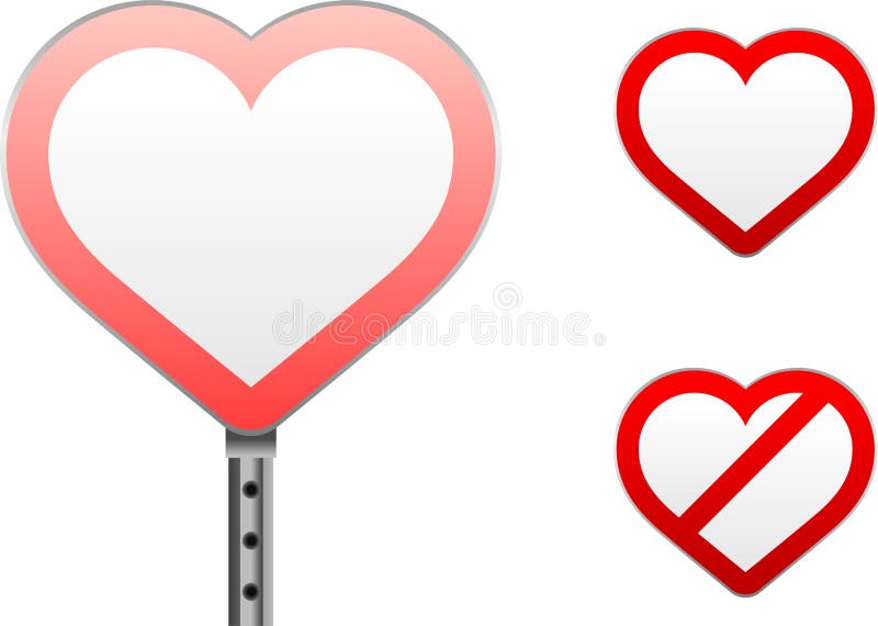 Heart signs stock vector. Illustration of icon, valentines - 30817404