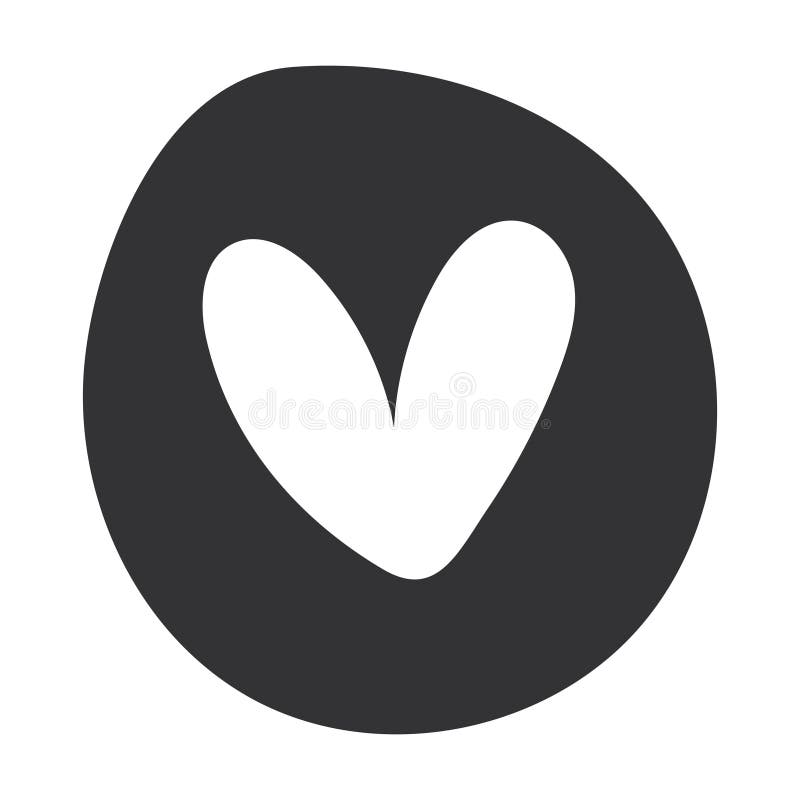 Heart Sketch Icon Hand Draw Vector Stock Vector - Illustration of icon ...
