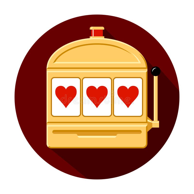 Heart Slot Reels Icon Black and White Vector Illustration Stock Vector ...