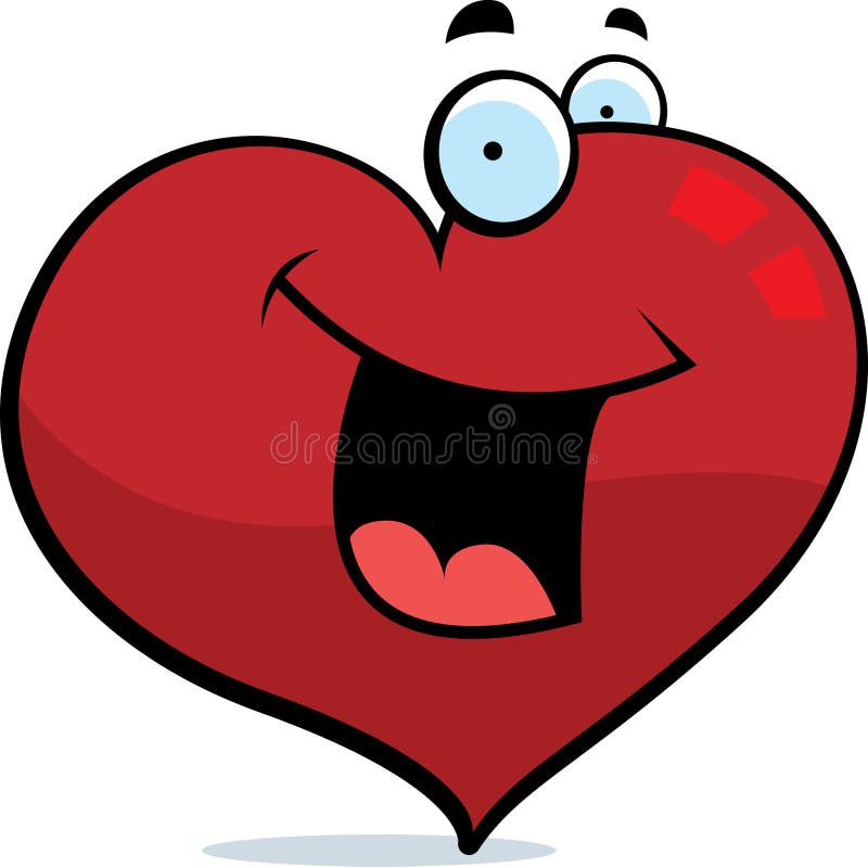 Heart Smiling stock vector. Illustration of valentine - 10088589