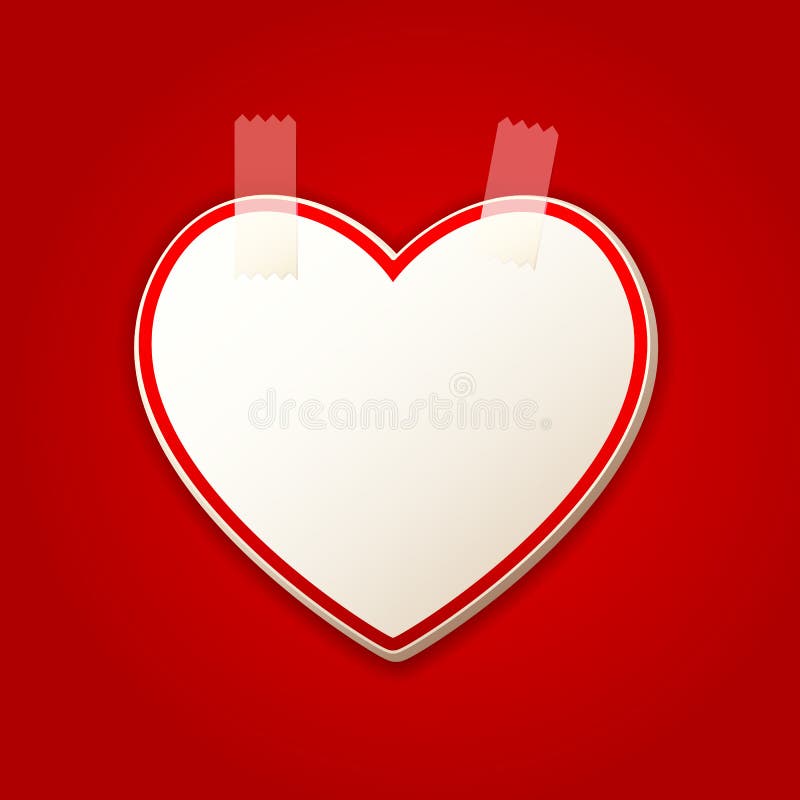 Heart Sticker stock vector. Illustration of background - 23004167