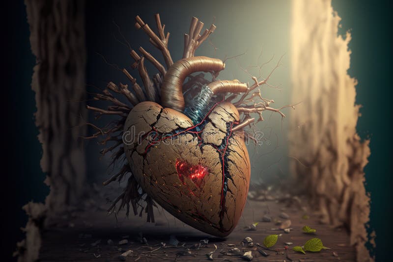 Heart Still Beating for You Stock Illustration - Illustration of black ...
