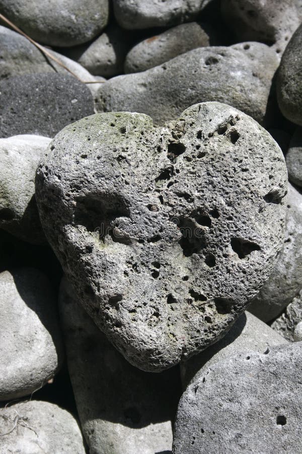 Heart of stone stock image. Image of heart, rock, crumbling - 1547831