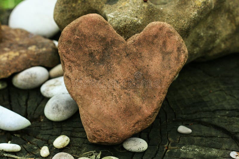 Heart of stone stock photo. Image of heart, love, signs - 43649876