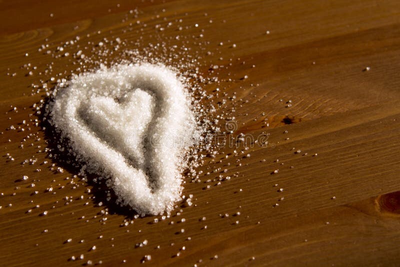 Heart of sugar stock photo. Image of baking, romance - 65971882