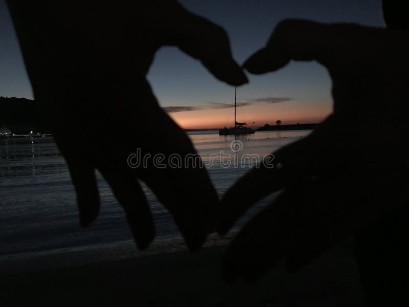 Heart of sunshine stock photo. Image of sunset, heart - 91359726