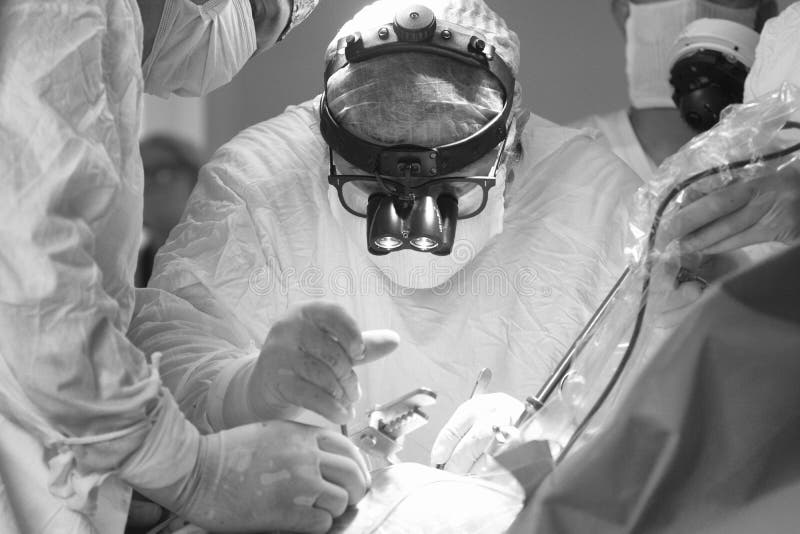 Open heart surgerical team stock image. Image of hospital - 1287559