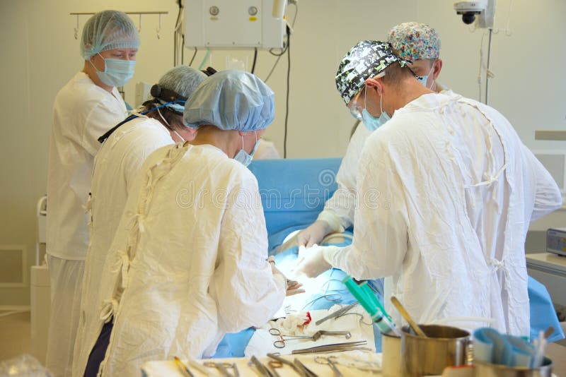 Heart Surgeon Performs Open Heart Surgery Editorial Photo - Image of ...