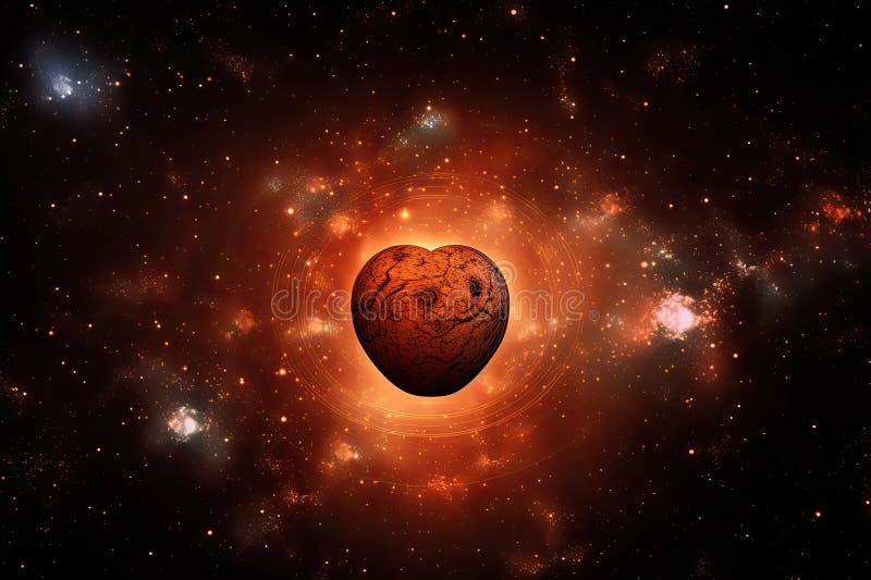 Heart of the Galaxy, with Stars and Planets in Stunning View Stock ...