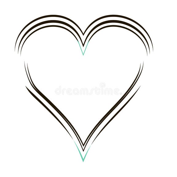 Heart_46 stock vector. Illustration of valentine, heart - 359974411