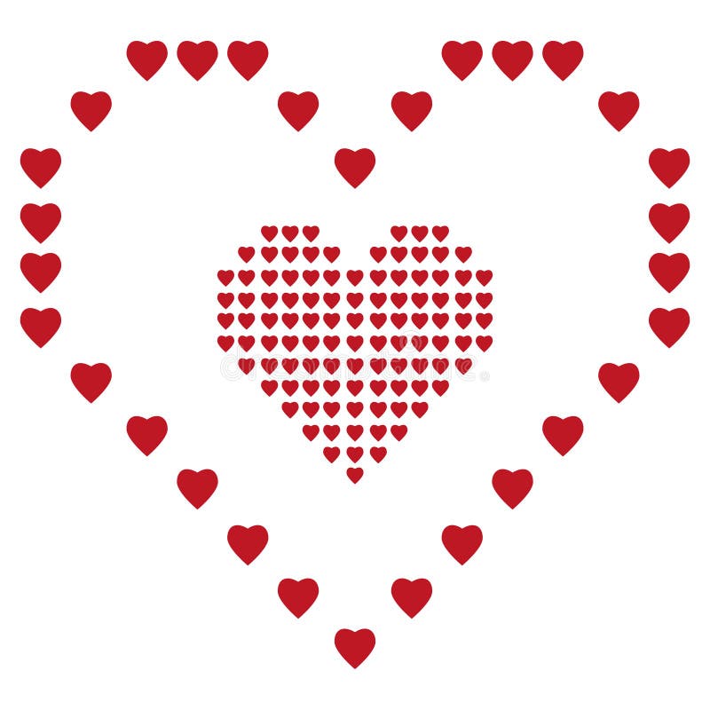 Heart is a Symbol of Love, Color Vector Illustration on a White ...