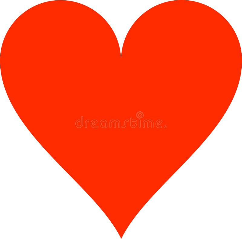 Heart Symbol, Red Heart Sign, Love Heart Symbol Stock Vector ...