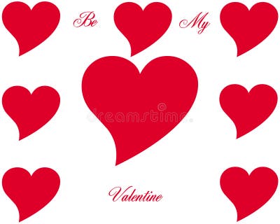 Heart symbol and text stock illustration. Illustration of romance - 7836439