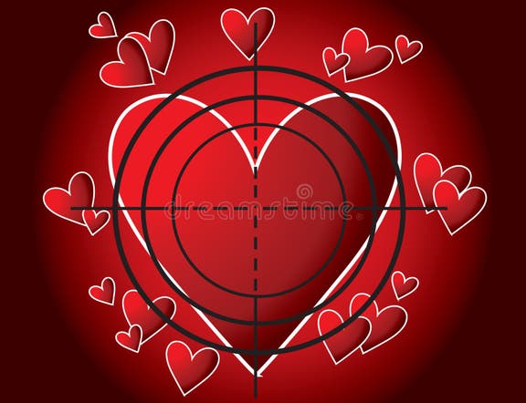 Target Heart Paper Stock Illustrations – 830 Target Heart Paper Stock ...