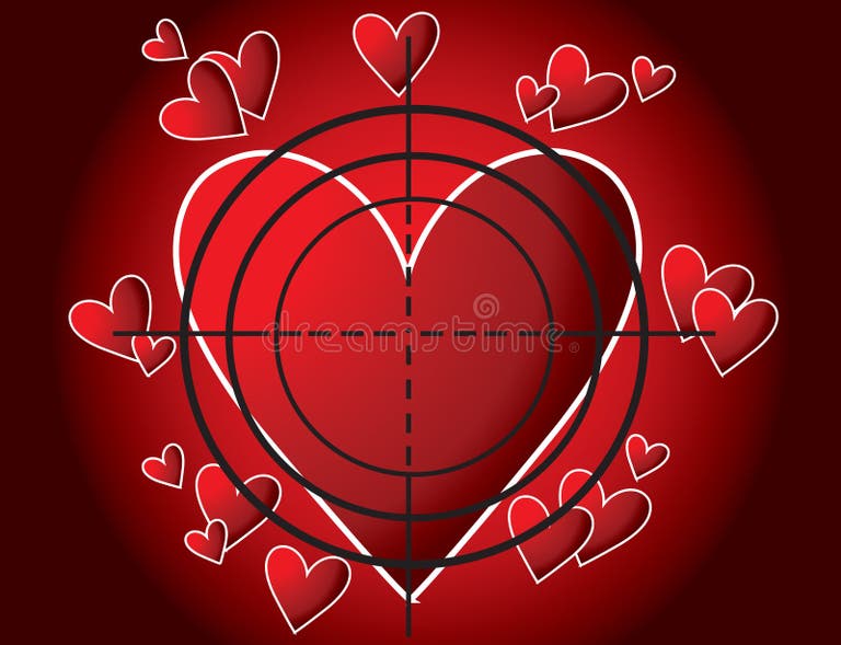 Target Heart Paper Stock Illustrations – 830 Target Heart Paper Stock ...