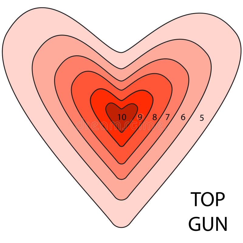 Concentric Hearts Stock Illustrations – 205 Concentric Hearts Stock ...