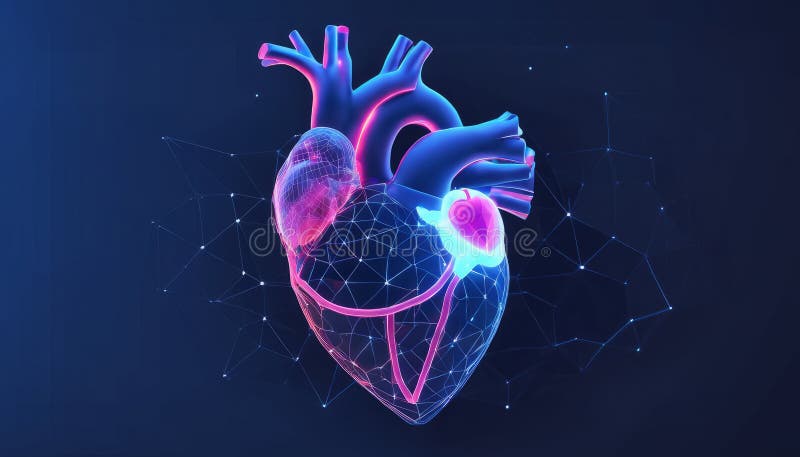 Heart of Technology - a Digital Heartbeat in the Digital Age Stock ...
