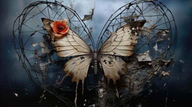 Heart with Thorns, Broken Love Stock Photo - Image of valentine, beauty ...