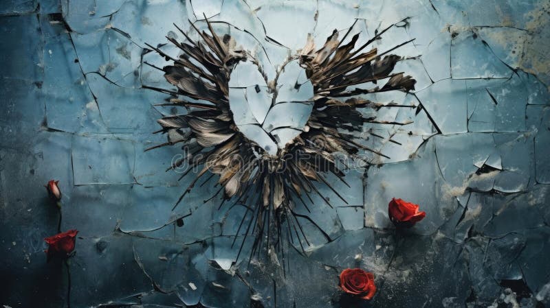 Heart with Thorns, Broken Love Stock Photo - Image of prickly, heart ...
