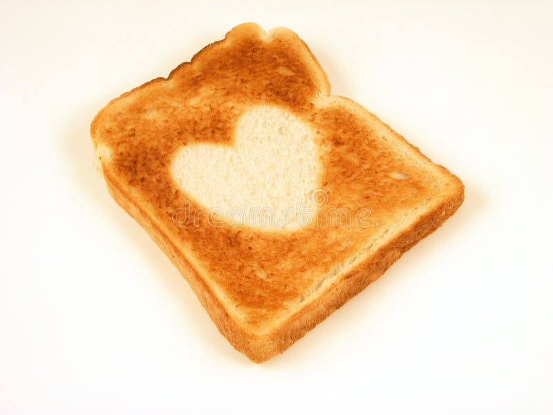 Heart Toast stock image. Image of girlfriend, breakfast - 136255