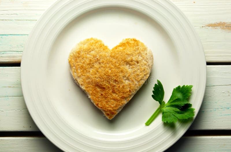 Heart toast stock image. Image of healthy, carbs, bakery - 51803847