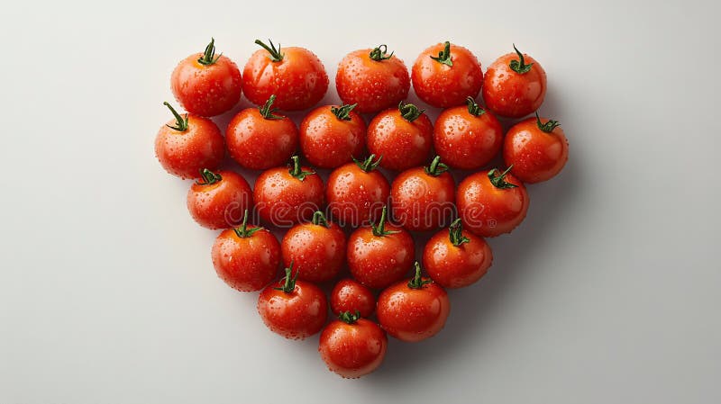 Heart of Tomatoes stock image. Image of vegetarian, heart - 370209303