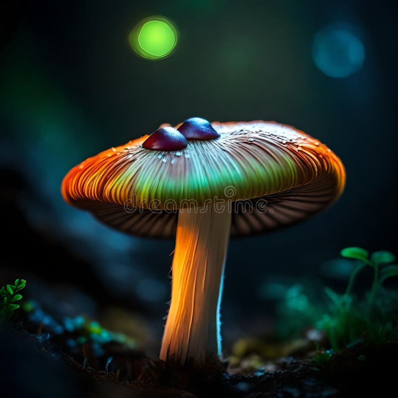 Heart-touching Horror Scene with Abstract Elements Stock Illustration ...