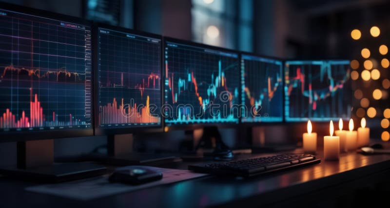 The Heart of a Trading Floor - Where Data Meets Strategy Stock ...