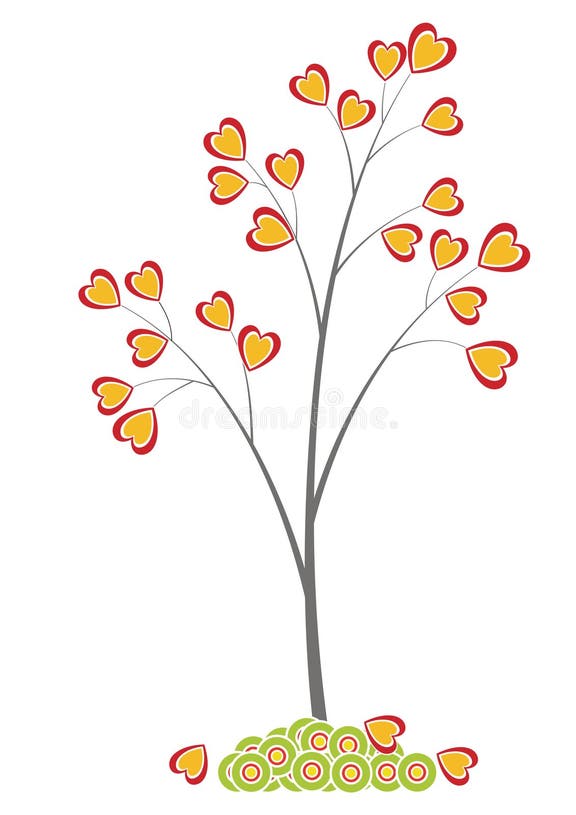 Cartoon Heart Tree Stock Illustrations – 17,458 Cartoon Heart Tree ...